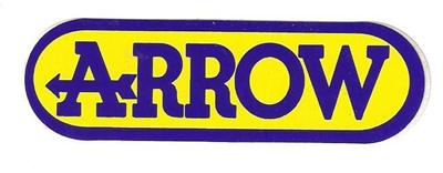 Arrow original sticker decal 1" X 3.5" from official Arrow exhaust ...