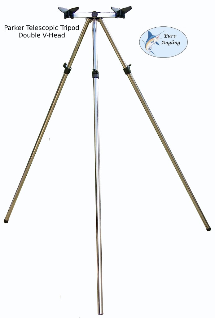 Parker Angling NEW 3-5ft Telescopic Coarse/Sea Fishing Tripod/Rod Rest ...