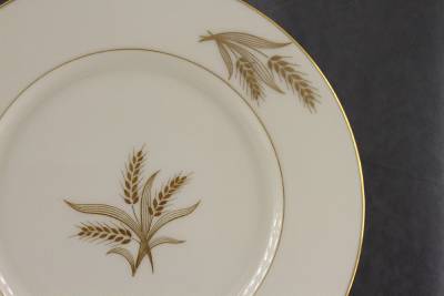 VIntage Lenox China Retired HARVEST Pattern 4PC Place Setting Cream ...