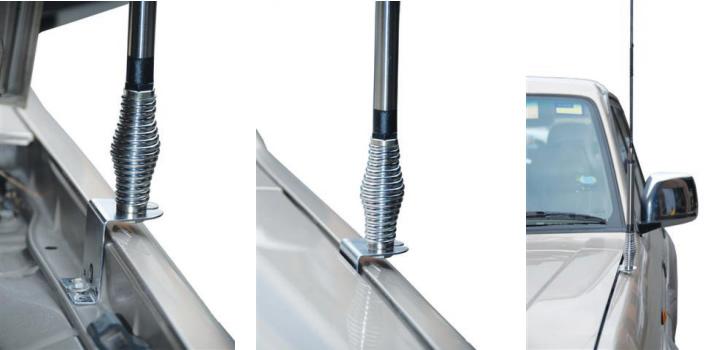 Generic stainless steel Z fender mounting bracket for UHF/CB/GSM ...