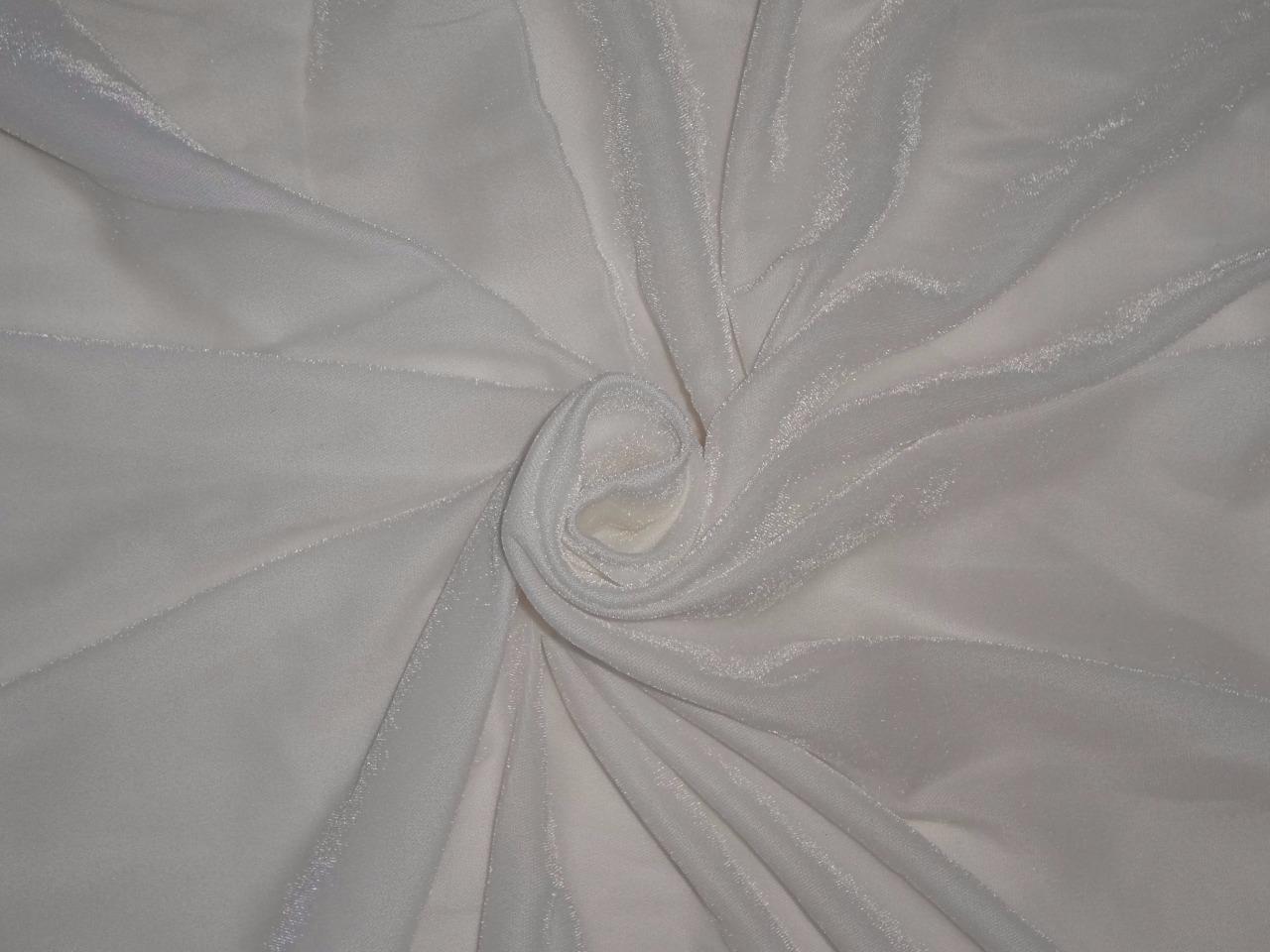 white micro velvet fabric 44" wide