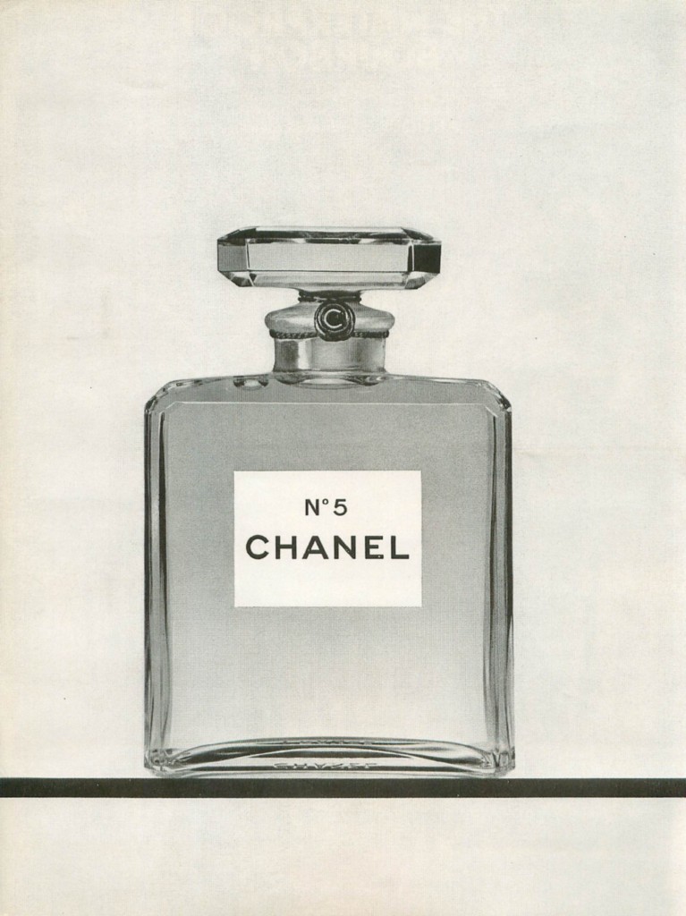 1968 Chanel No 5 Perfume ad ~ Vintage 8"x11" Black & White Print advert ...