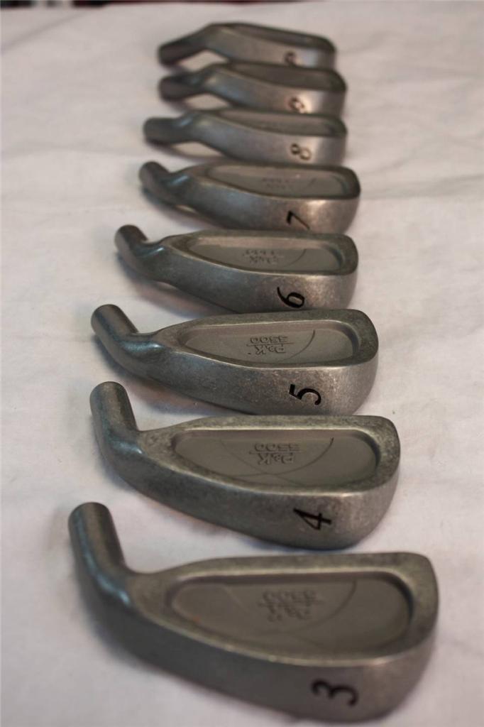 BRAND NEW P&K 5500 IRON SET 3 4 5 6 7 8 9 PW GOLF CLUB HEADS COMPONENTS ...