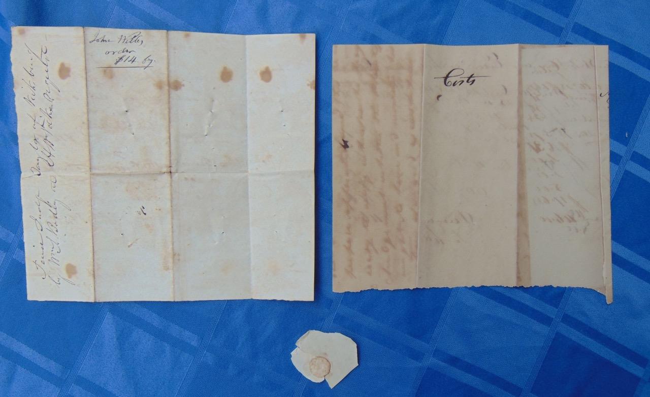 1835 John Willis & Randolph Webb legal Agreement La Grange,Tn ...