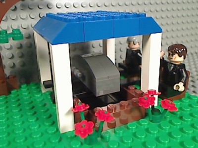 LEGO FUNERAL CASKET PALLBEARERS TENT Grave Cemetery Tree Dirt Tomb ...