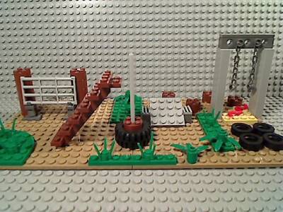 LEGO TRAINING OBSTACLE COURSE Army Marines Navy Seal Sniper Police ...