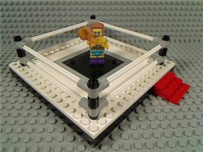 LEGO WRESTLING RING Series 15 Wrestler Exercise Gym WWE WWF UFC Boxing ...