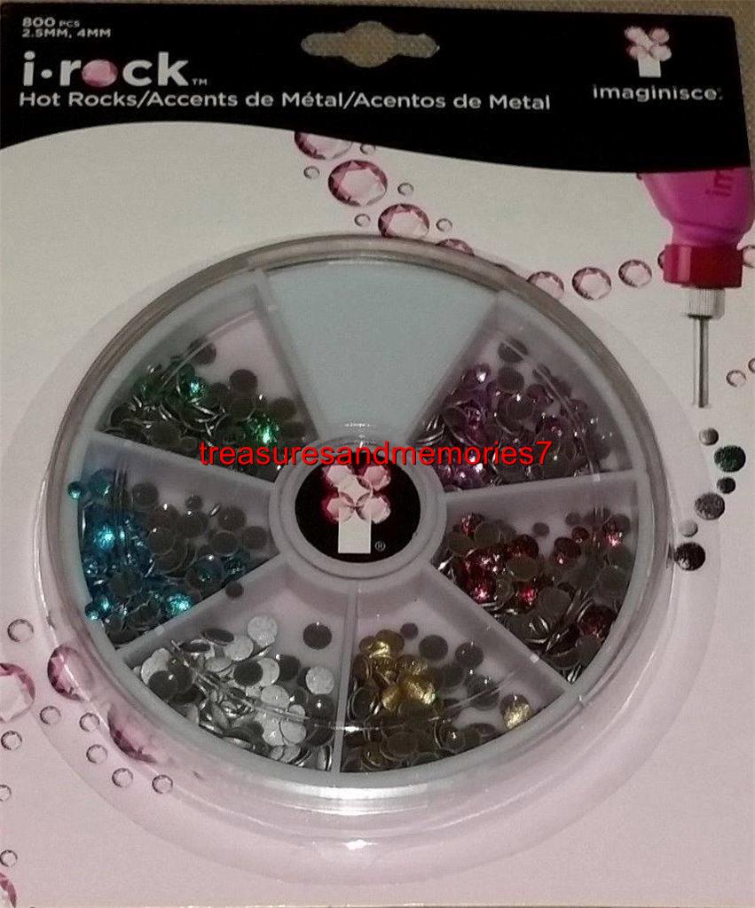 i-rock HOT ROCKS by imaginisce 800 pieces YOU CHOOSE SIZE Glitz and ...