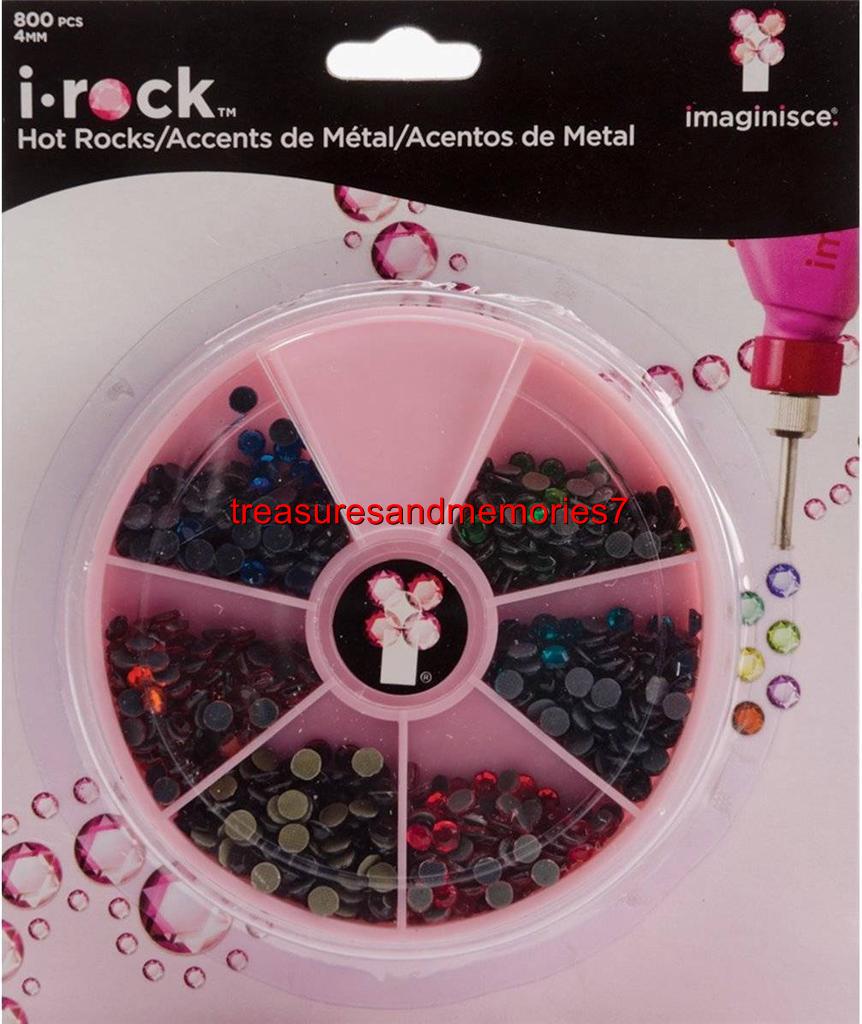 i-rock HOT ROCKS by imaginisce 800 pieces YOU CHOOSE SIZE Glitz and ...