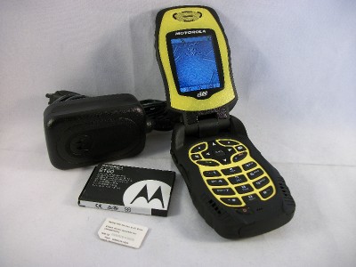 Motorola i580 Yellow Nextel Rugged Cell Phone Direct Talk 2 Way PTT ...