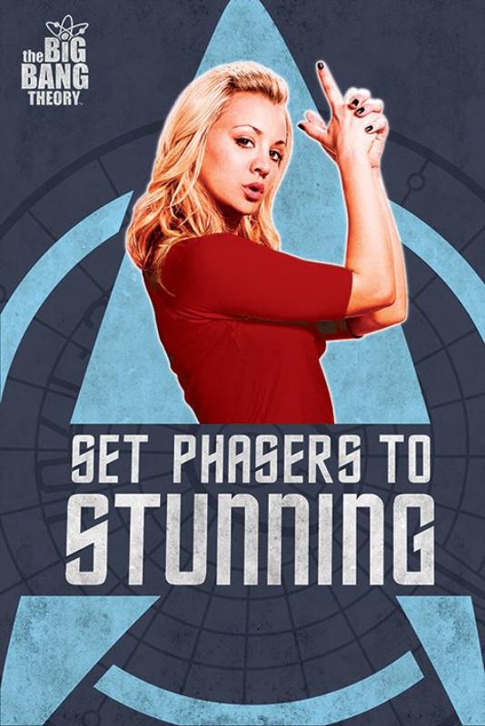 The big bang theory : set phasers to stunning by Maxi Poster (61cm X 91 ...