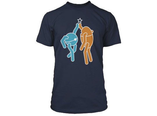 Portal 2 Mens T-Shirt - Hi Five - Official Genuine Portal 2 Merchandise ...