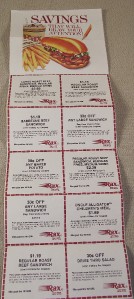 Vintage RAX Fast Food Restaurant COUPONS Advertising 1988 - Nice! | eBay