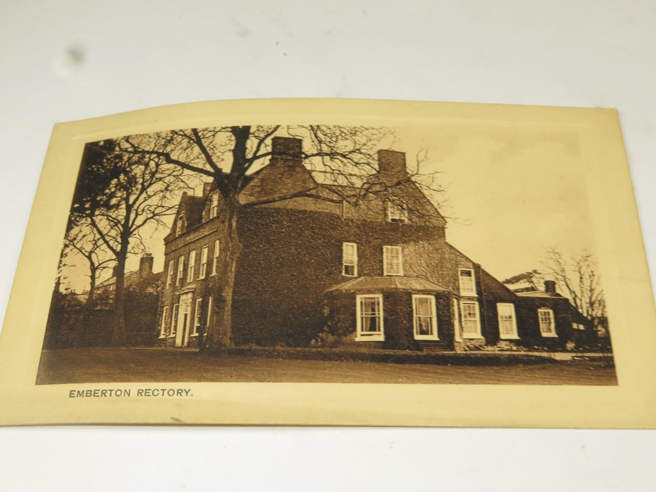 VINTAGE REAL PHOTO POSTCARD Emberton Buckinghamshire 1930s UNUSED ...