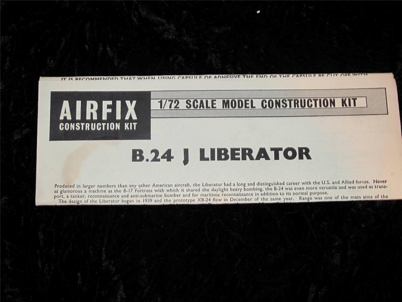 COLLECTABLE AIRFIX MODEL KIT INSTRUCTION SHEETS Type 3 Red Stripe ...