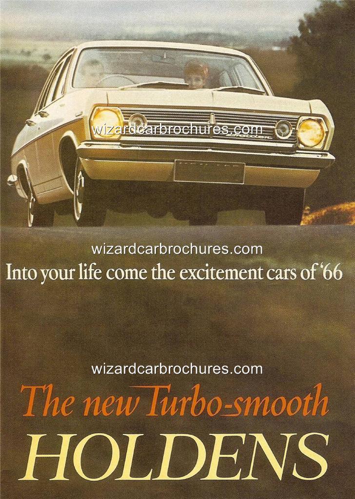 1966 HR Holden Sedan A3 Poster AD Sales Brochure Advertisement Advert ...