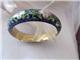 Vintage Cloisonne Chinese Enamel Hand Painted Etched Bangle Bracelet | eBay