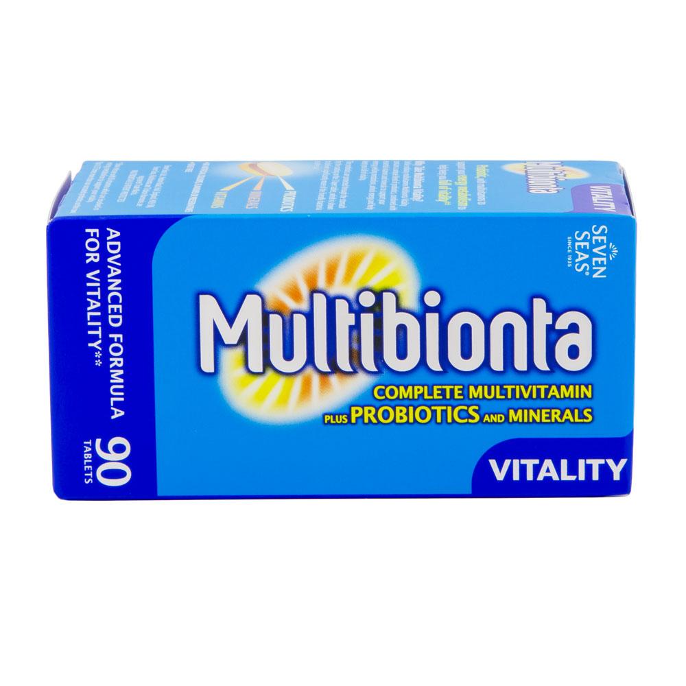 New Seven Seas Multibionta Vitality Multivitamin Probiotics Minerals 90 ...