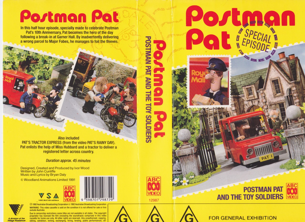 POSTMAN PAT AND THE TOY SOLDIERS VIDEO VHS VIDEO PAL~ A RARE FIND | eBay
