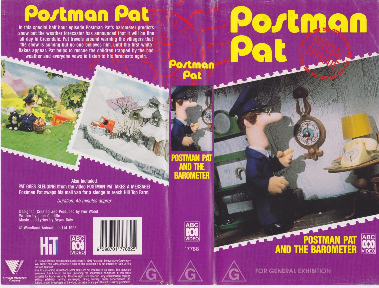 POSTMAN PAT AND THE BAROMETER VHS VIDEO PAL ~A RARE FIND~ | eBay