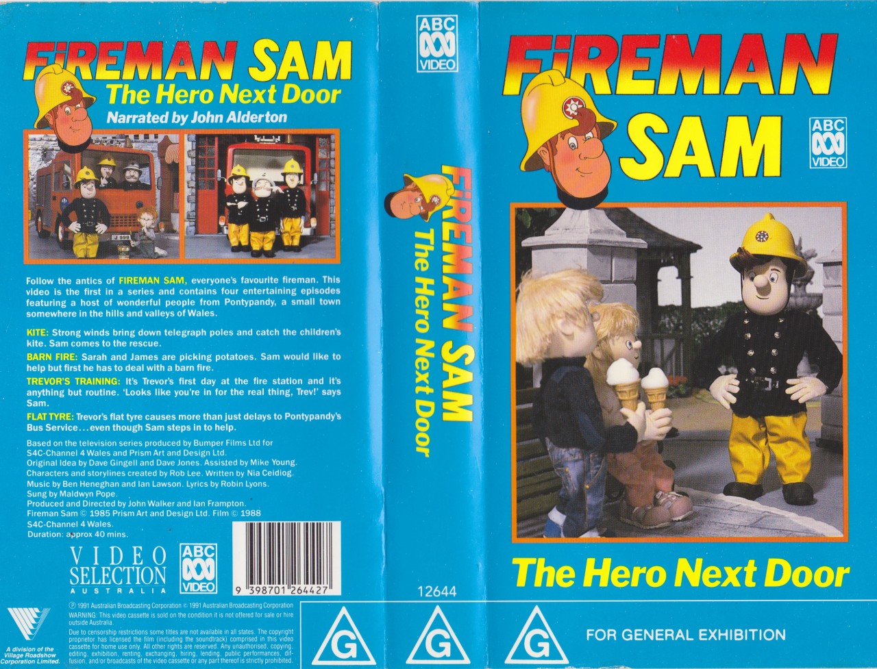 FIREMAN SAM THE HERO NEXT DOOR VHS PAL VIDEO RARE | eBay