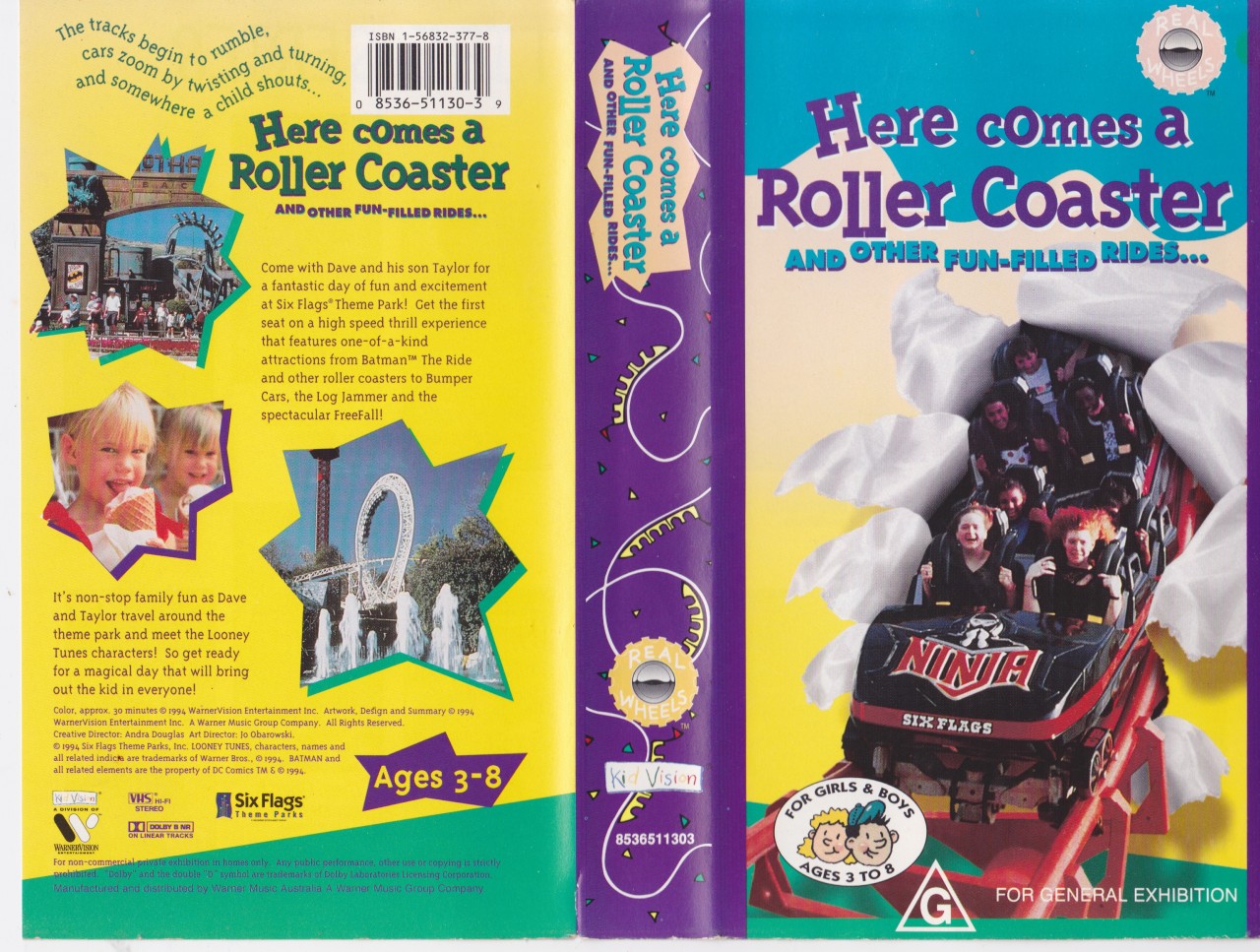 HERE COMES A ROLLER COASTER MINT SEALED VHS VIDEO PAL~ A RARE FIND~ | eBay