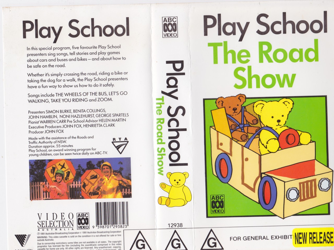 ABC PLAYSCHOOL THE ROAD SHOW VHS VIDEO PAL~ A RARE FIND | eBay