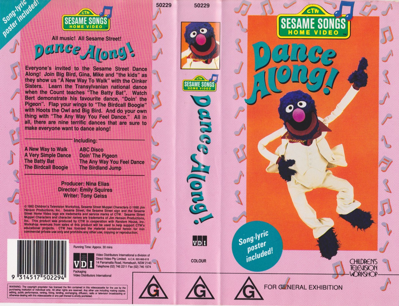 SESAME STREET ~DANCE ALONG~ VIDEO PAL VHS | eBay