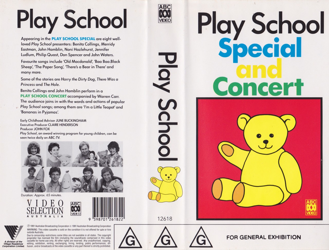 ABC FOR KIDS PLAY SCHOOL SPECIAL AND CONCERT KIDS TV~VHS PAL VIDEO | eBay