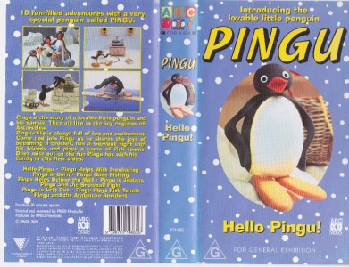 PINGU HELLO PINGU VHS VIDEO PAL~ A RARE FIND | eBay