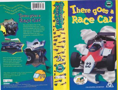 THERE GOES A RACE CAR VHS VIDEO PAL~ A RARE FIND~
