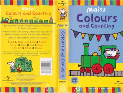 MAISY COLOURS AND COUNTING VHS VIDEO PAL~ A RARE FIND IN EXCELLENT ...