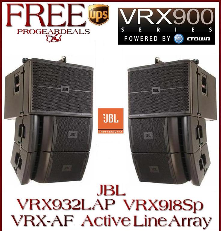 JBL VRX Active Line Array VRX932 LAP VRX918SP & Frame | eBay