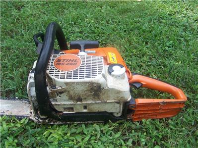 Stihl MS 250 MS250 Chainsaw Chain Saw 18" Bar Runs Good LQQK | eBay