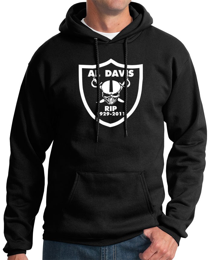 Al Davis Rip Hoodie Oakland T Shirt Memorial Tribute New Raider Nation ...