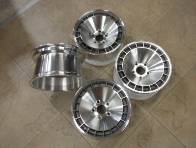 NEW 15x8 Turbo Turbine Wheels 70 - 79 80 81 Firebird Trans Am Natural ...