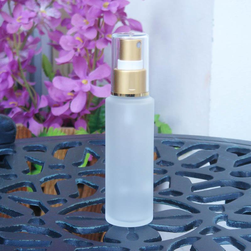 50ml Frosted Glass Bottle Atomizer Perfume Spray / 20mm (choose color ...