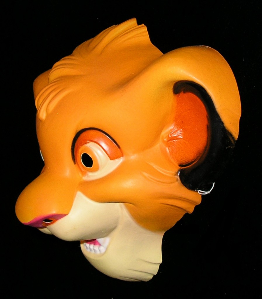 1994 SIMBA Plastic Mask - Disney's THE LION KING | eBay