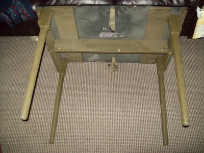 U.S. MILITARY FOLDING PORTABLE WOOD FIELD TABLE ALL ORIGINAL ARMY ...