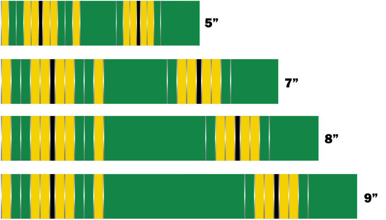 White Water Archery Traditional 13yl Crest Arrow Wraps 15 pk Choose ...