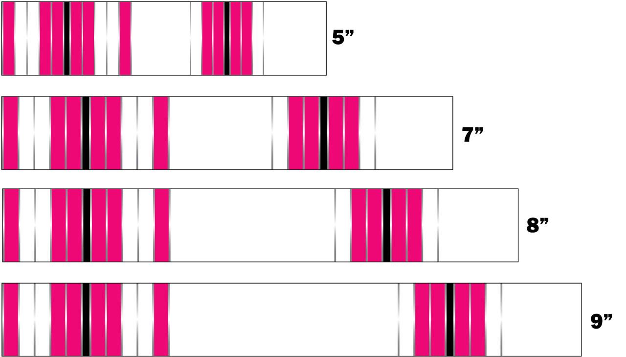 White Water Archery Traditional 13pp Crest Arrow Wraps 15 pk Choose ...