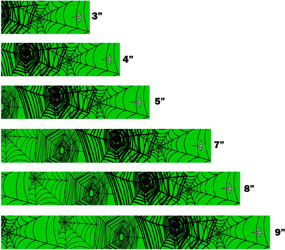 White Water Archery Fluorescent Neon Spider Web Cobweb Arrow Wraps 15 ...