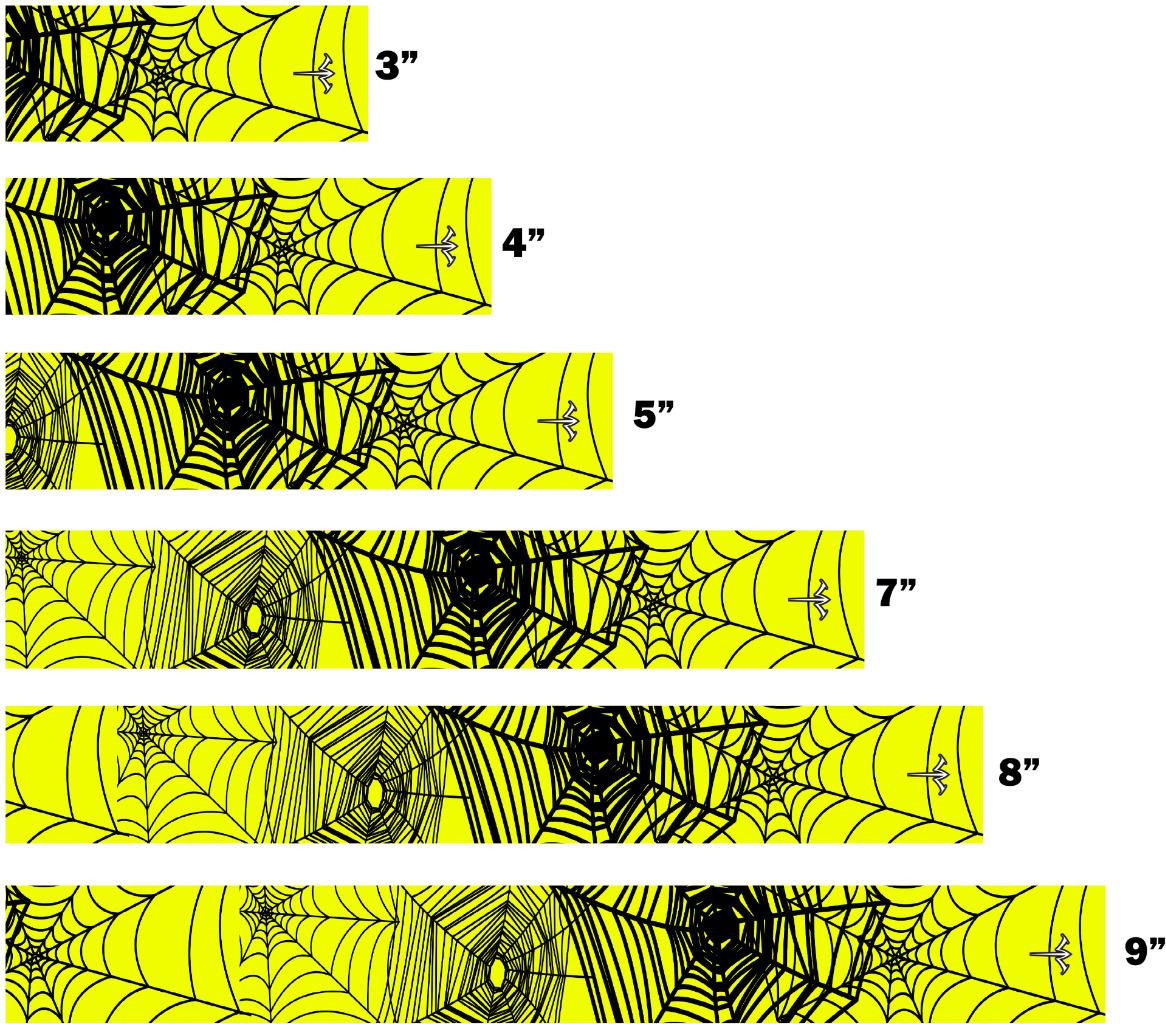 White Water Archery Fluorescent Neon Spider Web Cobweb Arrow Wraps 15 ...