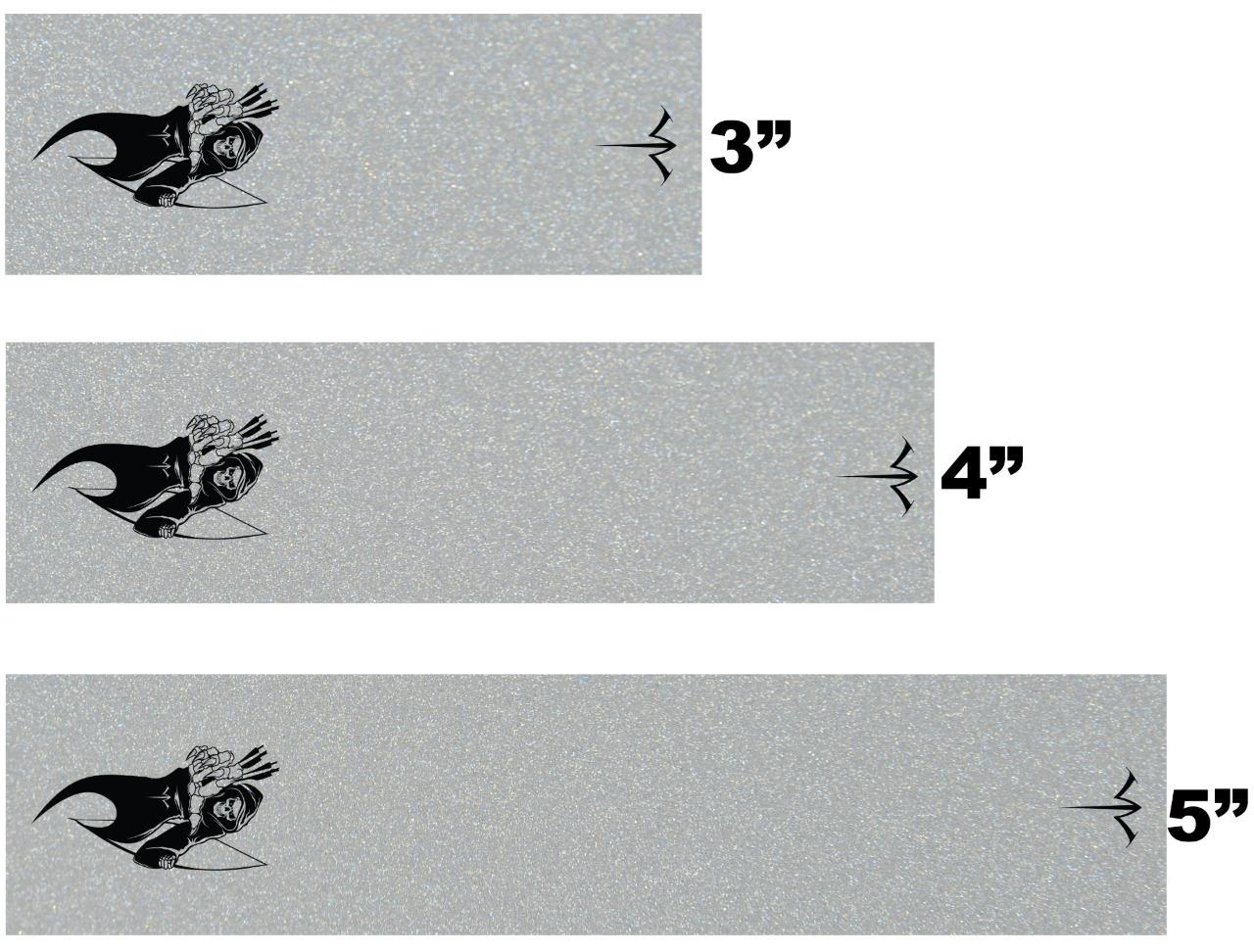 White Water Archery Reflective Grim Reaper Arrow Wraps 15 Pc Pack 7 ...
