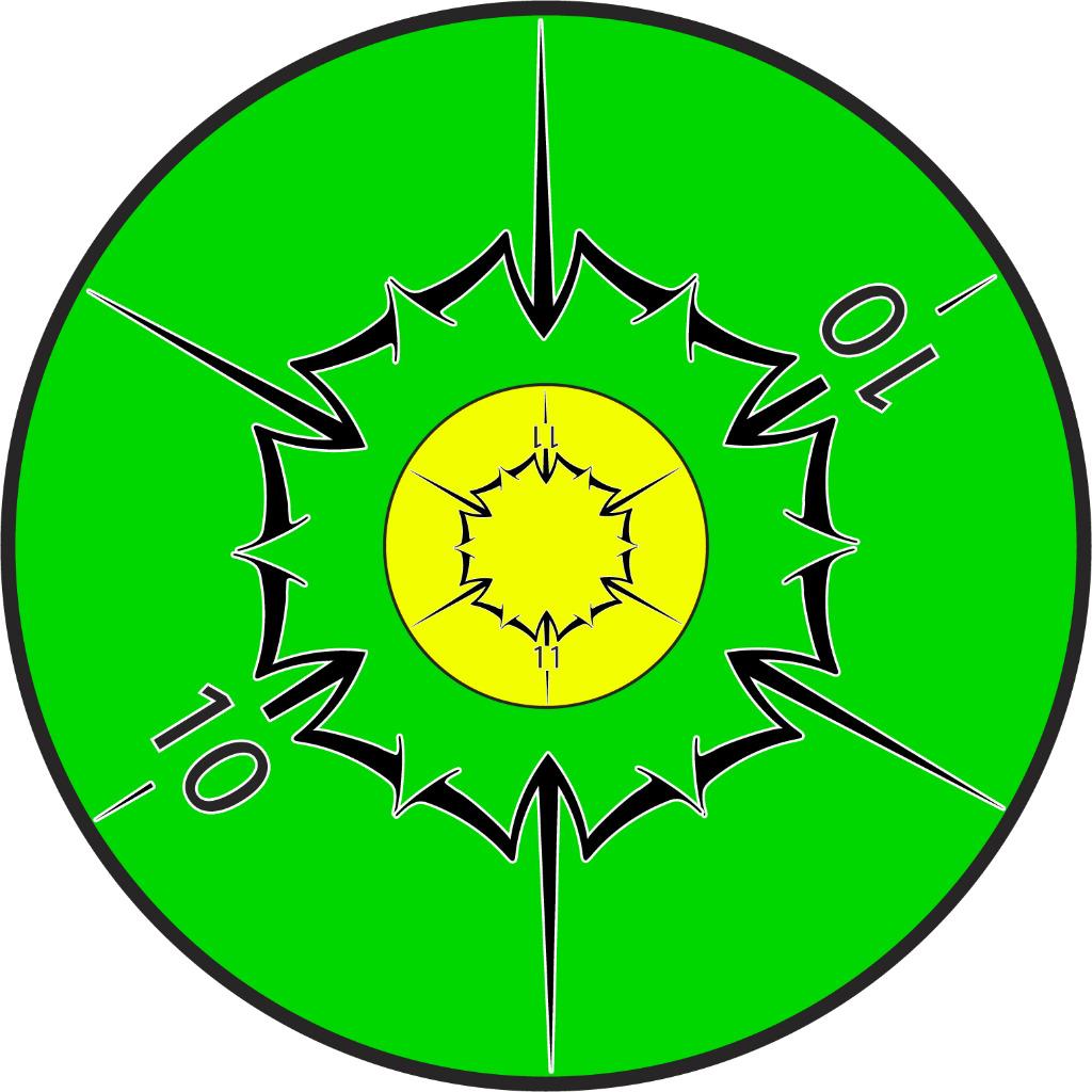 White Water Archery 3d Scoring Bi Color 10 Ring IBO Center Bullseye 5 ...