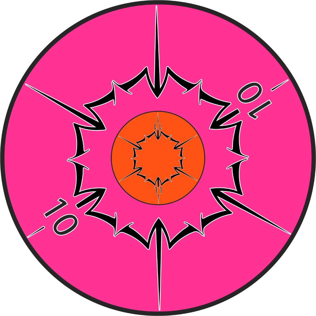 White Water Archery 3d Scoring Bi Color 10 Ring IBO Center Bullseye 5 ...