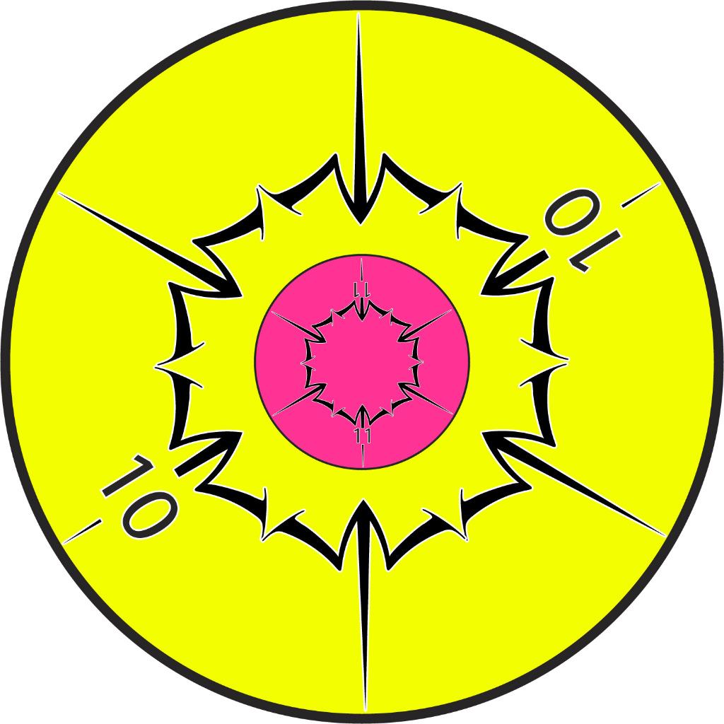 White Water Archery 3d Scoring Bi Color 10 Ring IBO Center Bullseye 5 ...