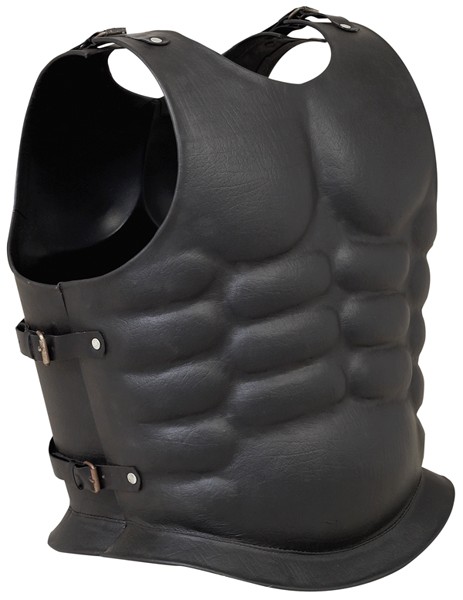 Medieval Black Leather Body Armor Chest Plate #36368-UM | eBay