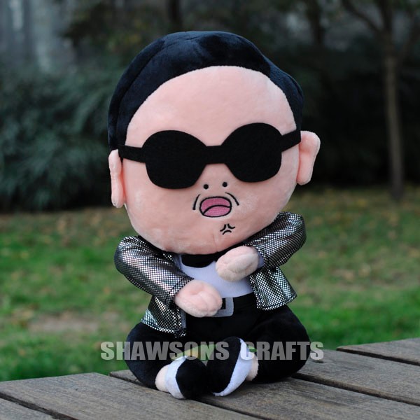 POP SONG GANGNAM STYLE PSY DANCING PLUSH STUFFED TOY 13" SOFT ...