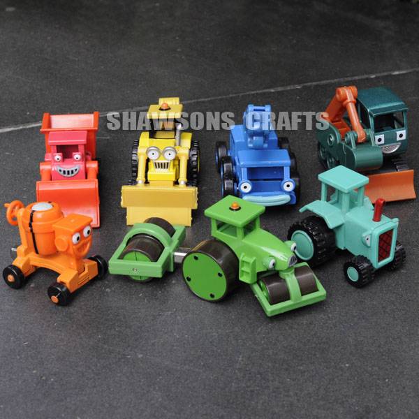 BOB THE BUILDER DIECAST TOYS 7 VEHICLES LOT SCOOP LOFTY ROLRY MUCK ...